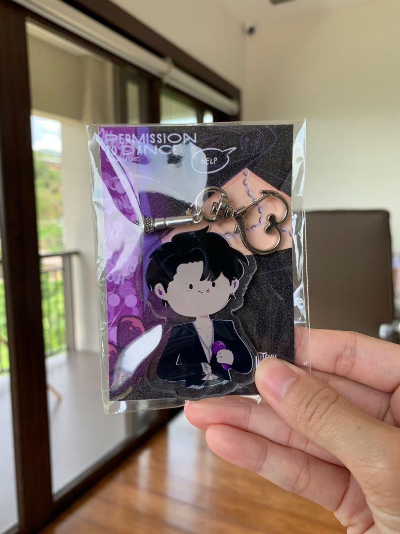 IC Kitsuu Kart BTS PTD OT7 Acrylic Keychains - RM, Jin, Yoongi, Hobi ...