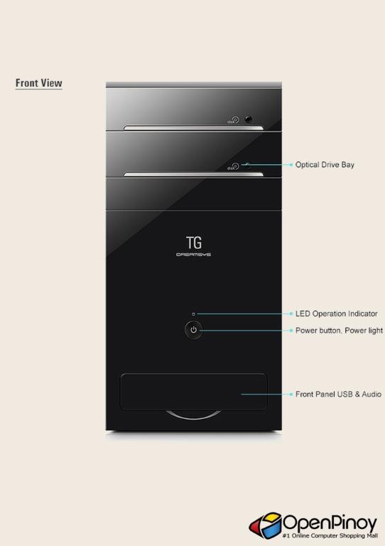 Intel Core 2 Quad Q8200 2.33GHz TG Dreamsys Desktop, Computers & Tech ...
