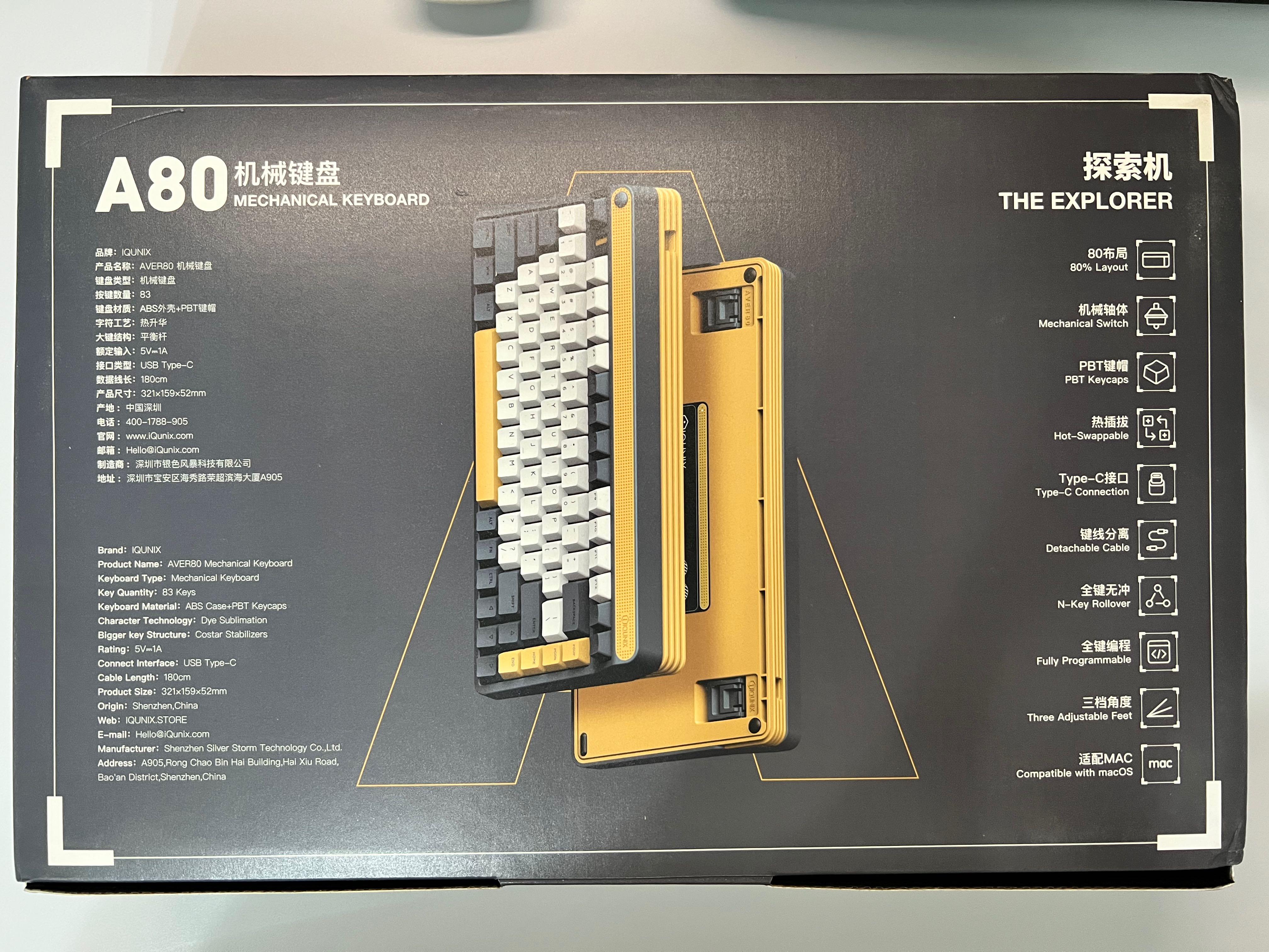 Iqunix A80 Mechanical Keyboard, Computers & Tech, Parts & Accessories ...