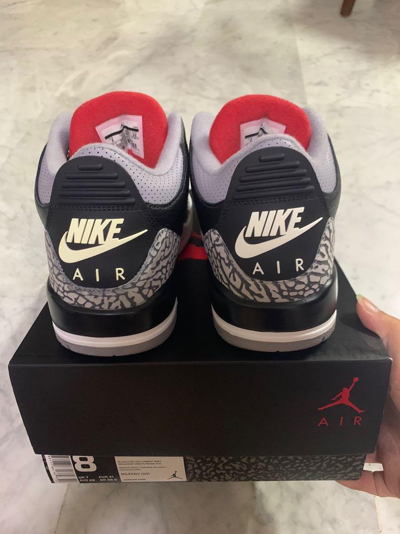 Jordan 4 Black Cement, Men's Fashion, Footwear, Sneakers on Carousell