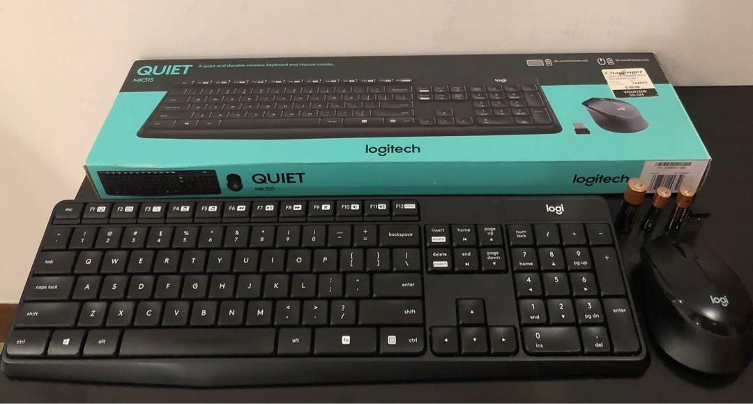 Logitech MK315 Wireless Keyboard (Very Good Condition!), Computers ...