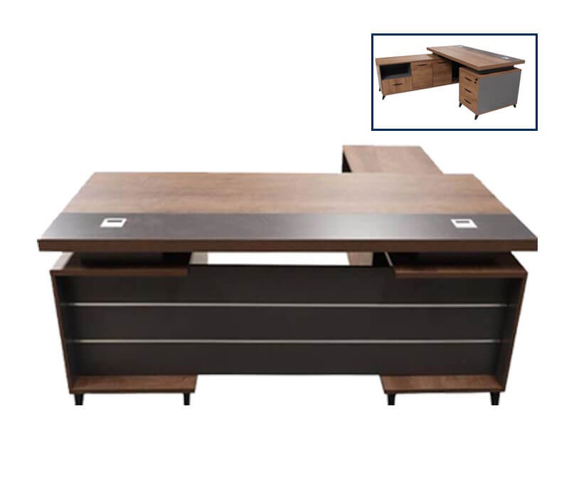 L-TYPE EXECUTIVE TABLE, Furniture & Home Living, Office Furniture ...