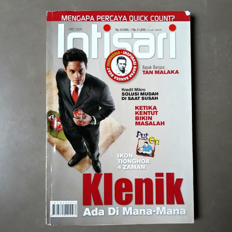 Majalah Intisari Edisi Mei 2009 - Tan Malaka, Put On dan Orang Kasim, Buku & Alat Tulis, Majalah ...