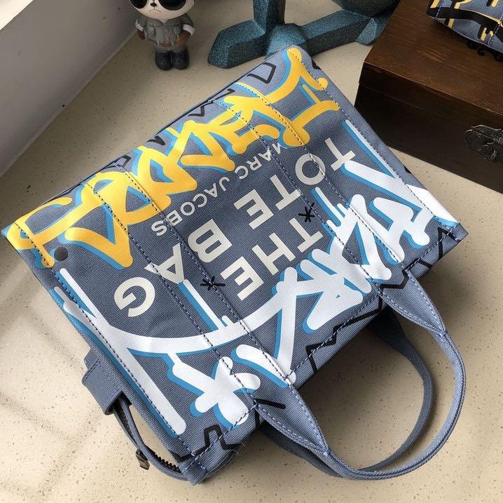 Marc Jacob Graffiti Tote Bag, Women's Fashion, Bags & Wallets, Tote ...