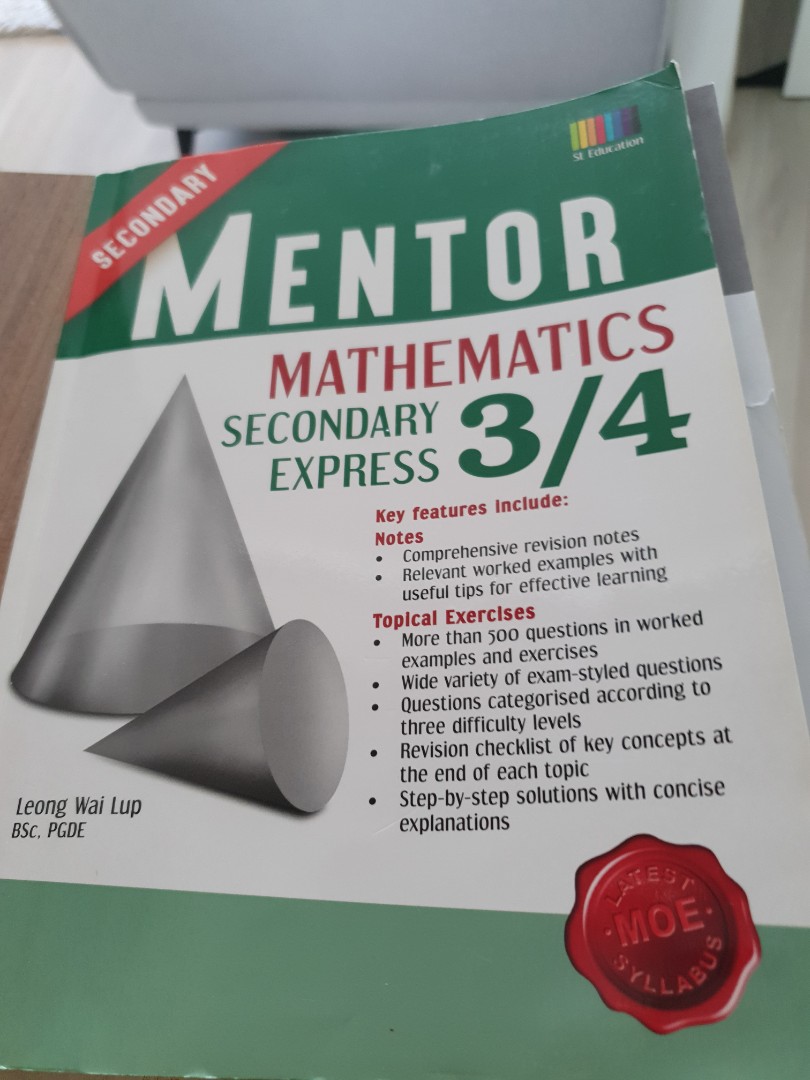 Mentor maths sec 3/4, Hobbies & Toys, Books & Magazines, Assessment ...