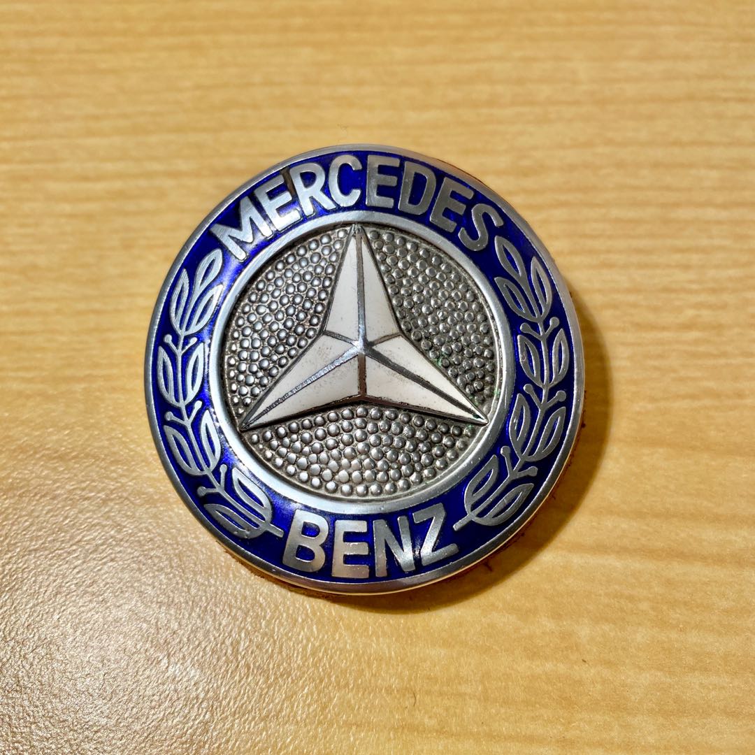 Mercedes Benz Vintage Grill Badge Emblem W115, Car Parts & Accessories ...