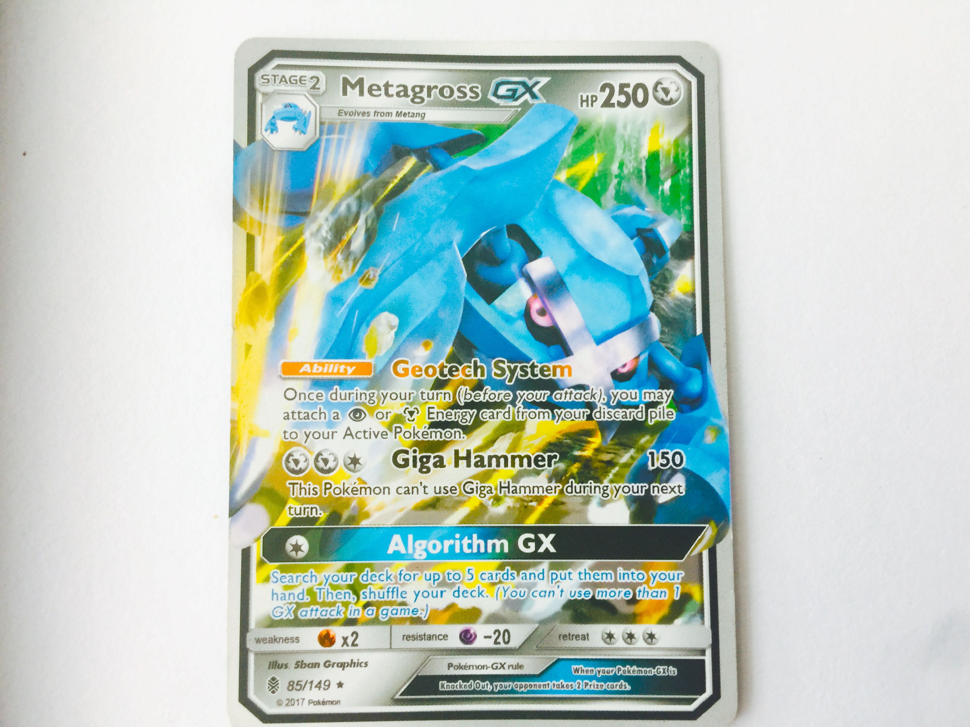 Metagross GX Pokemon card ( Pokemon GX and rare), Hobbies & Toys, Toys ...