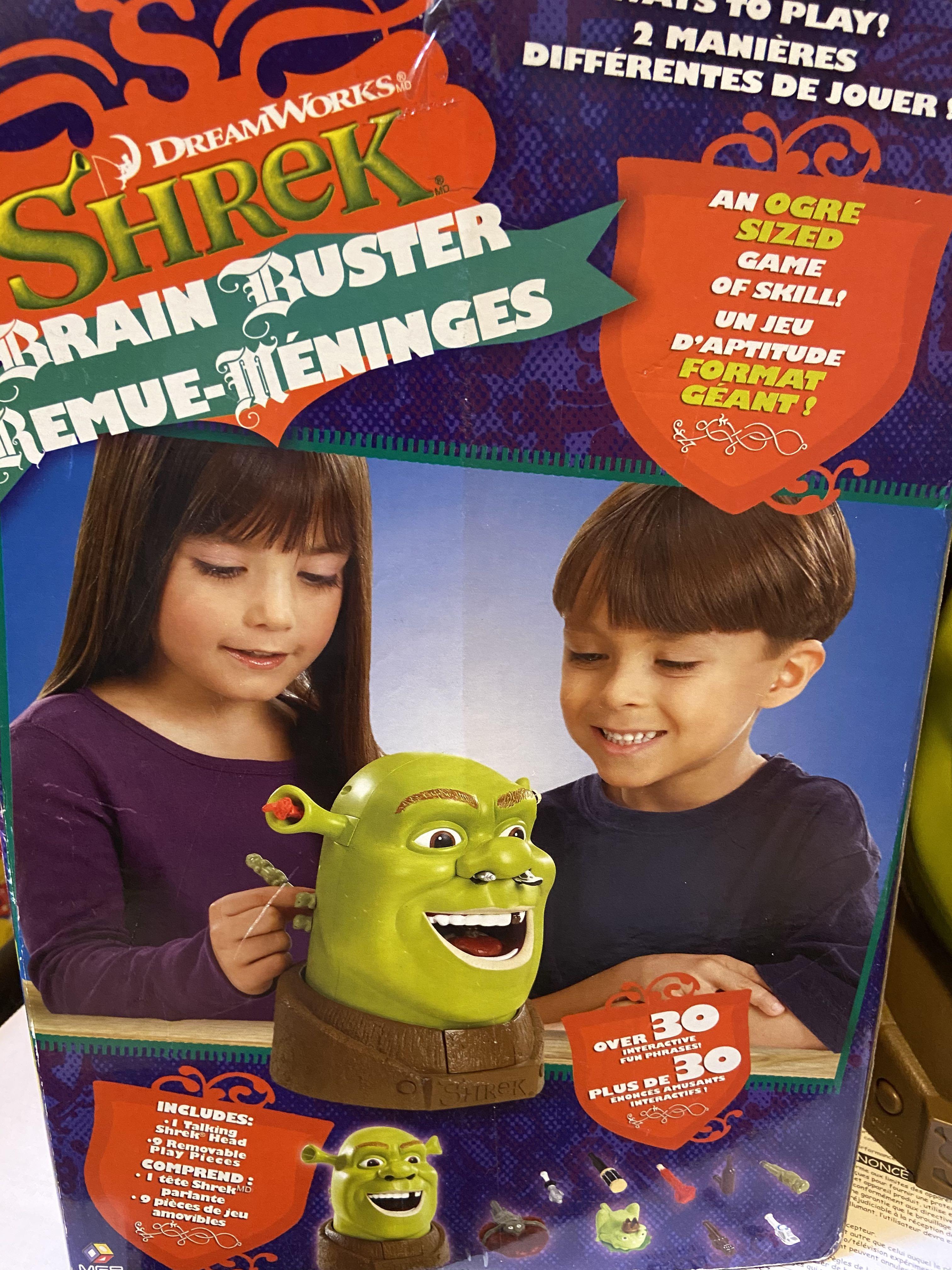 Mga games Dreamworks Shrek brain buster surgery talking shrek head 史力加 ...