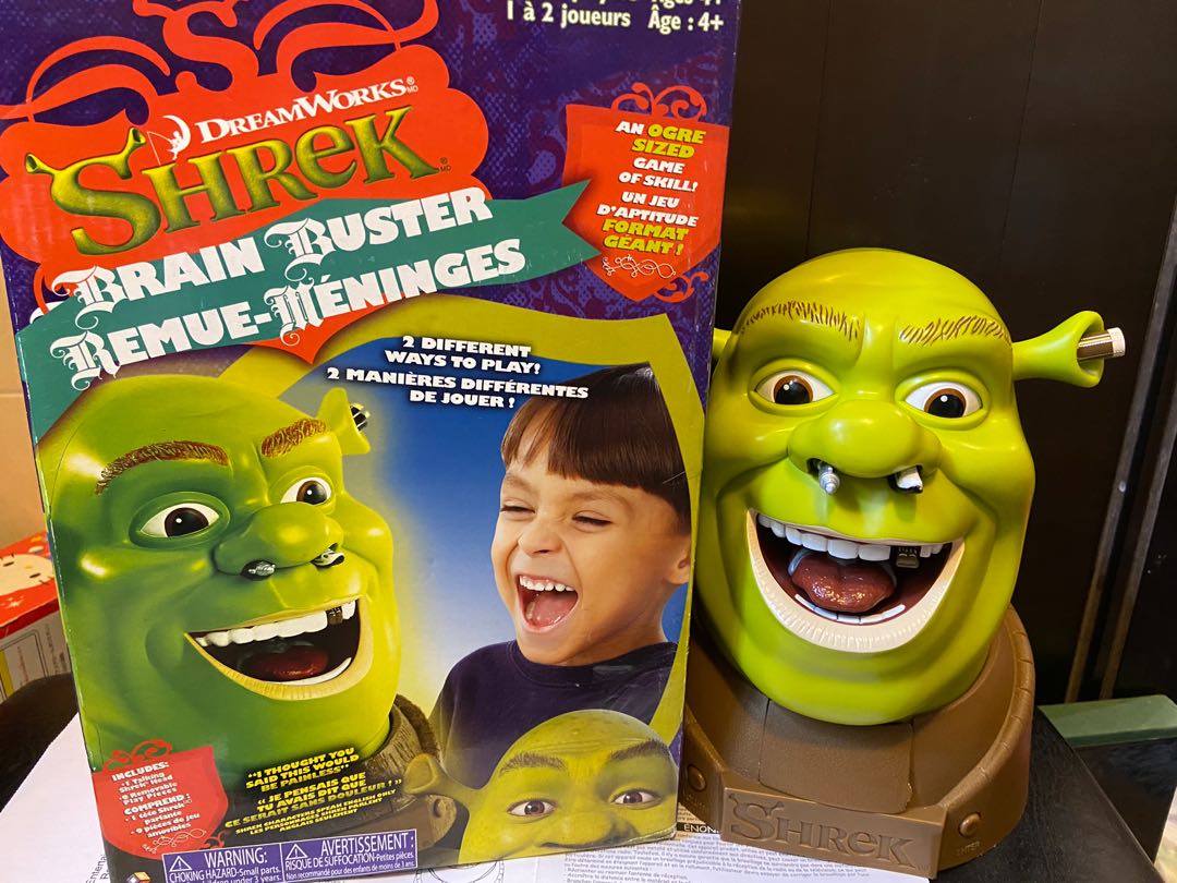 Mga games Dreamworks Shrek brain buster surgery talking shrek head 史力加 ...