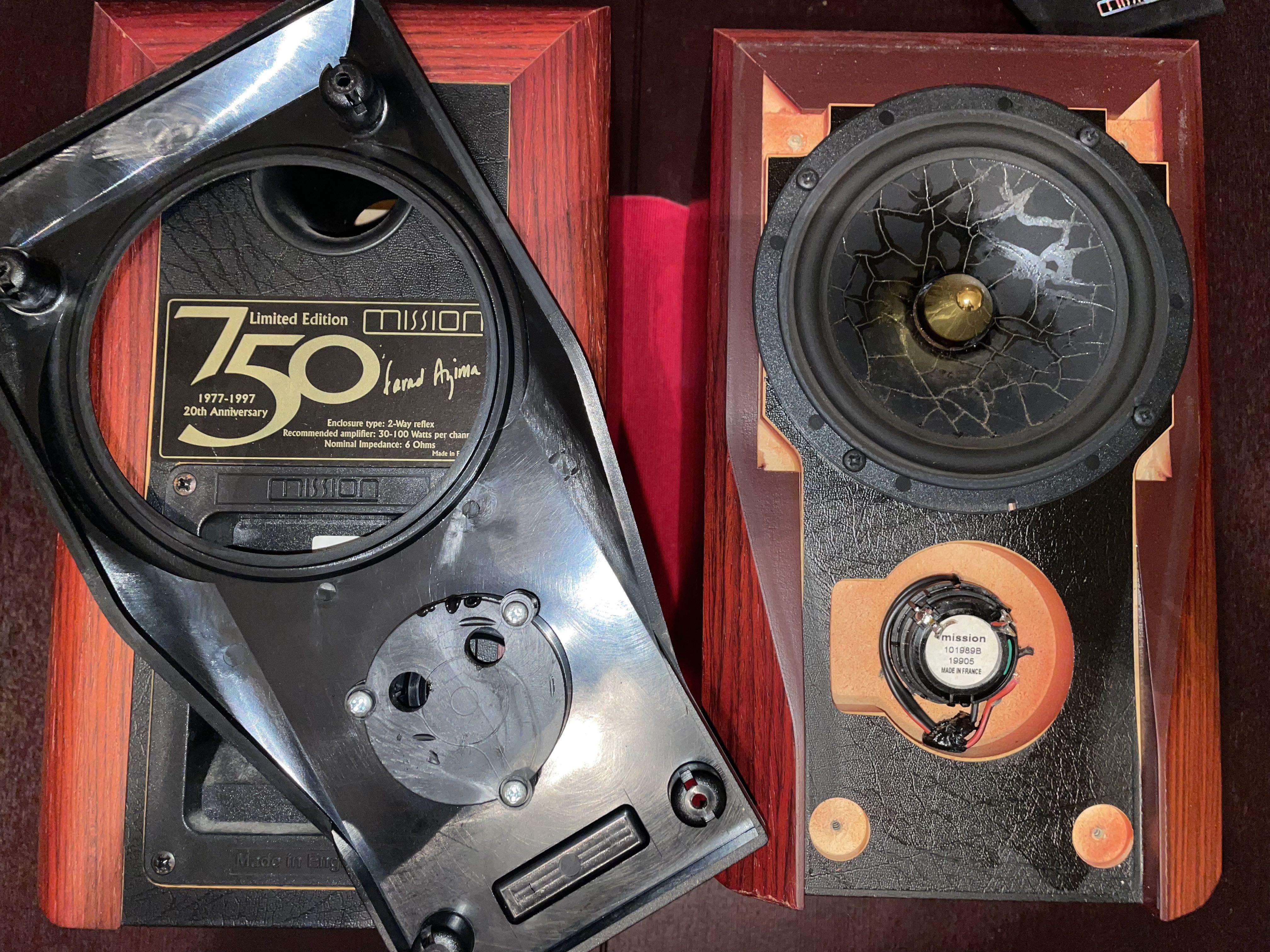 MISSION 750 20th anniversary limited edition Farad Azima Speakers ...