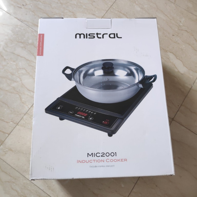 MISTRAL MIC2001 INDUCTION COOKER (2000W), TV & Home Appliances, Kitchen ...