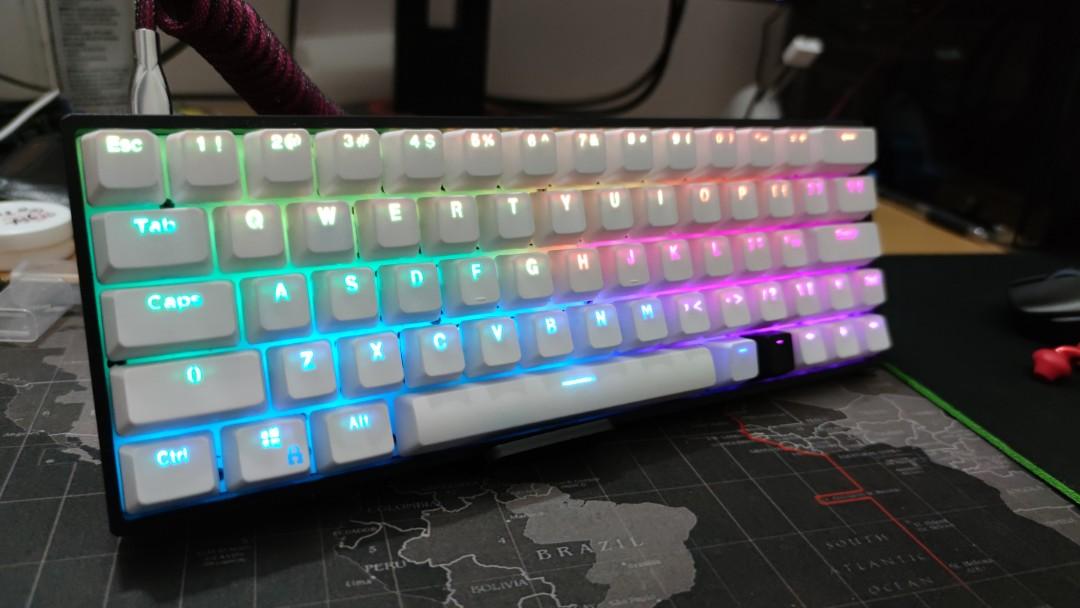 Modded mechanical keyboard gk61, Computers & Tech, Parts & Accessories ...