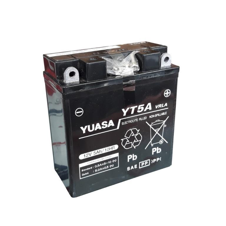 MOTORCYCLE BATTERY YUASA YT5A YAMAHA FZ16 SPARK 135, Motorcycles ...