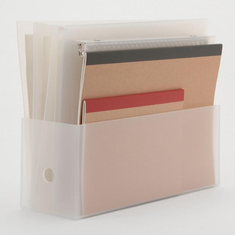 MUJI File Box 1/2, Furniture & Home Living, Home Improvement ...