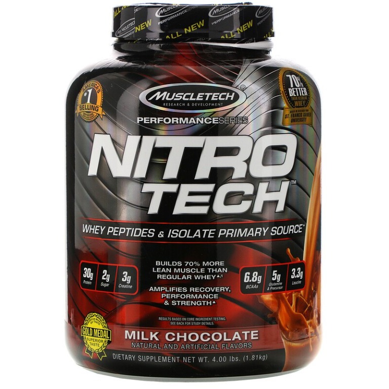 MuscleTech - Nitro Tech Performance Series (4 LBS) [Various Flavors ...