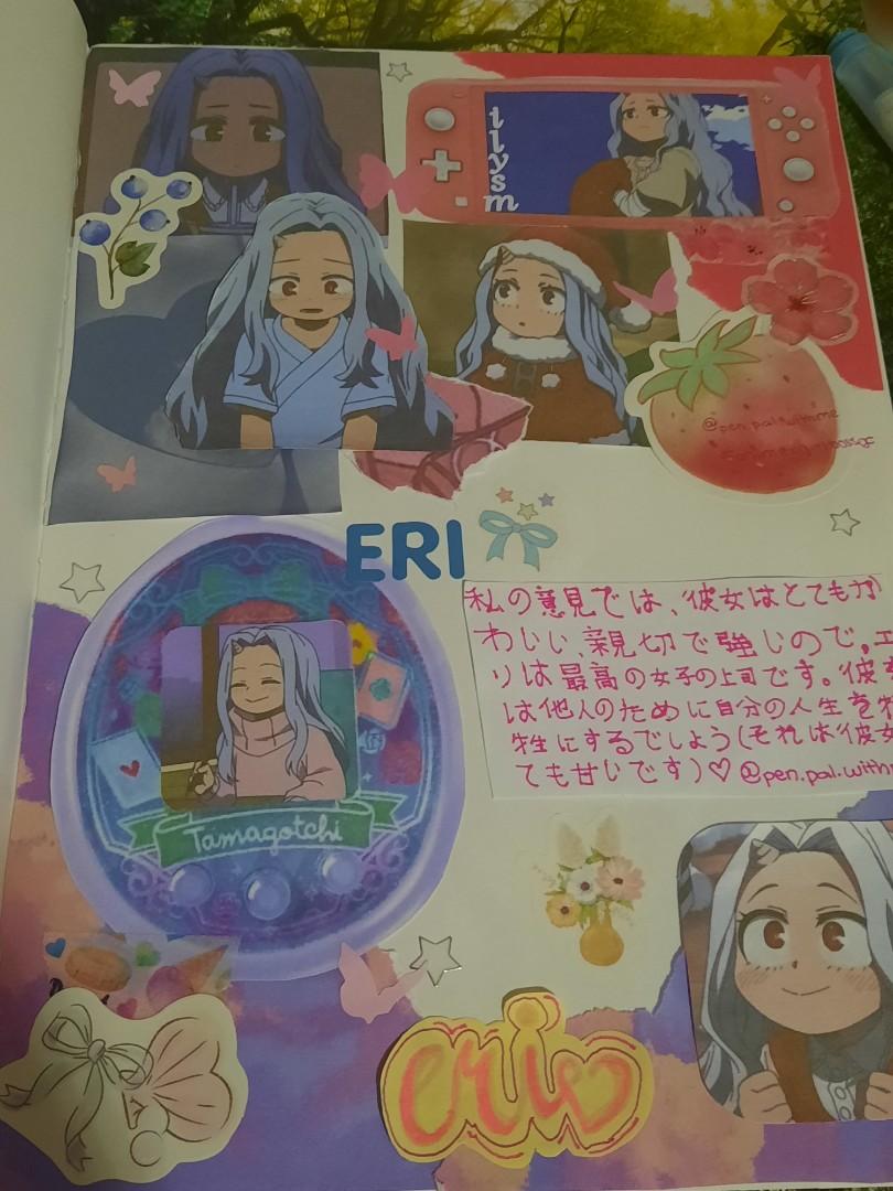 My hero academia Eri journal, Hobbies & Toys, Stationery & Craft ...