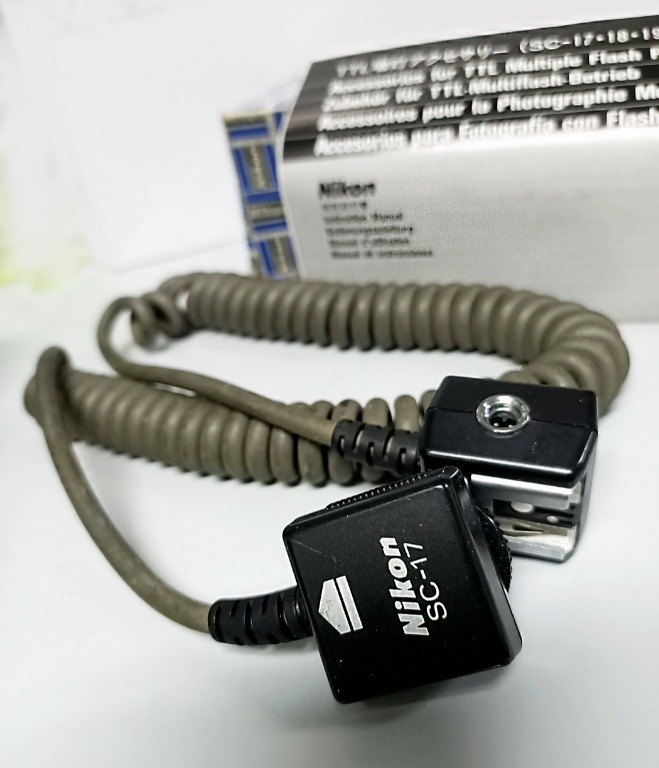 NIKKON SC-17 TTL Multiple Flash Cord for sale, Photography, Photography ...