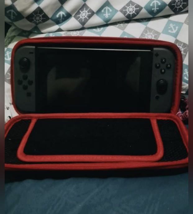 Nintendo switch v2 second hand, Video Gaming, Video Game Consoles ...