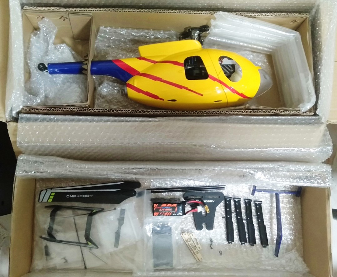 RC SCALE HELICOPTER - OMP HOBBY M2 EXP/ RTF + MD 500 (SHARP HEAD ...