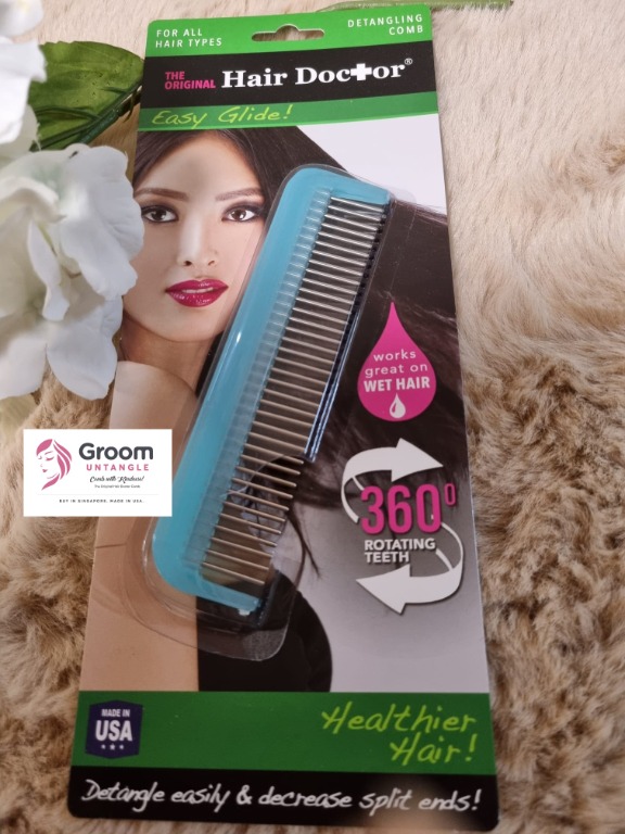 Original Fabulous 5" Hair Doctor Comb - Powder Blue, Beauty & Personal ...