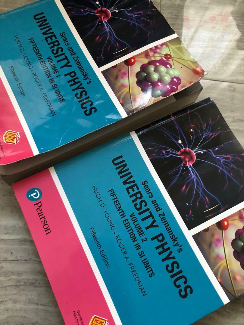 Pearson University Physics (15th Edition) vol 1 & 2, Hobbies & Toys ...