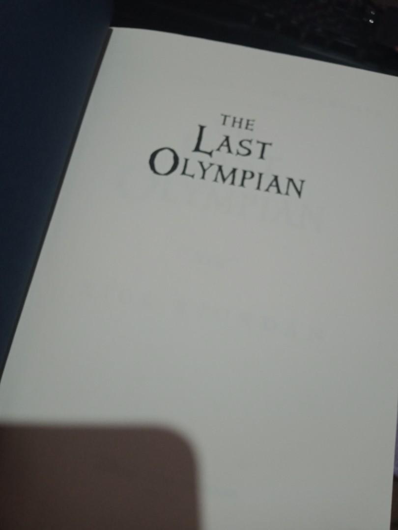 PJO- THE LAST OLYMPIAN (BOOK 5), Hobbies & Toys, Books & Magazines ...