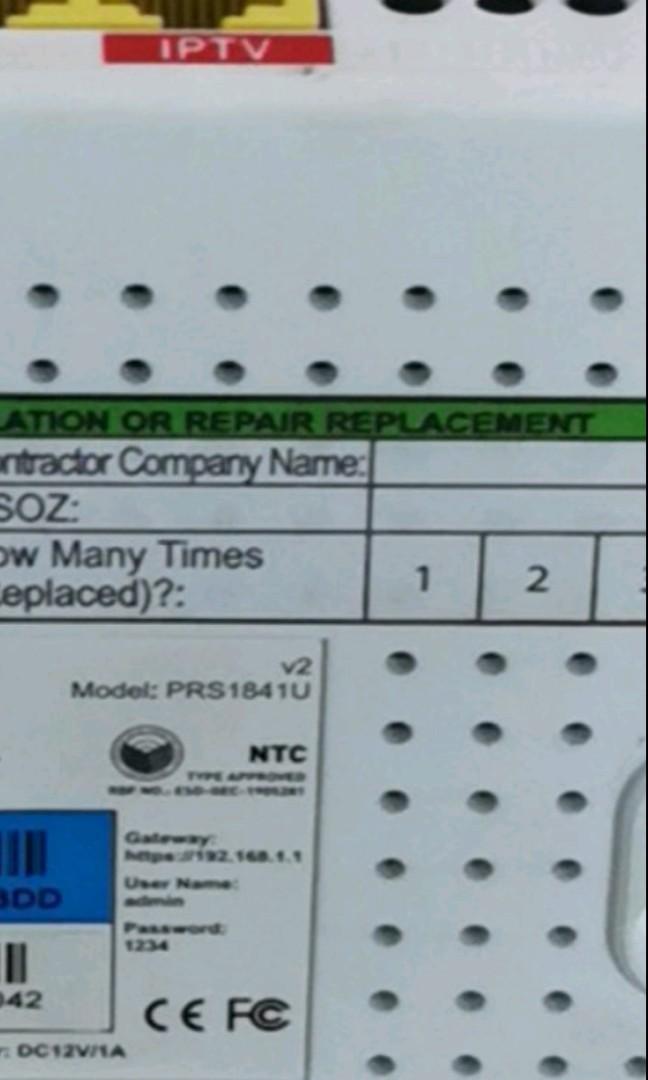 Pldt Adsl modem router wifi, Computers & Tech, Office & Business ...