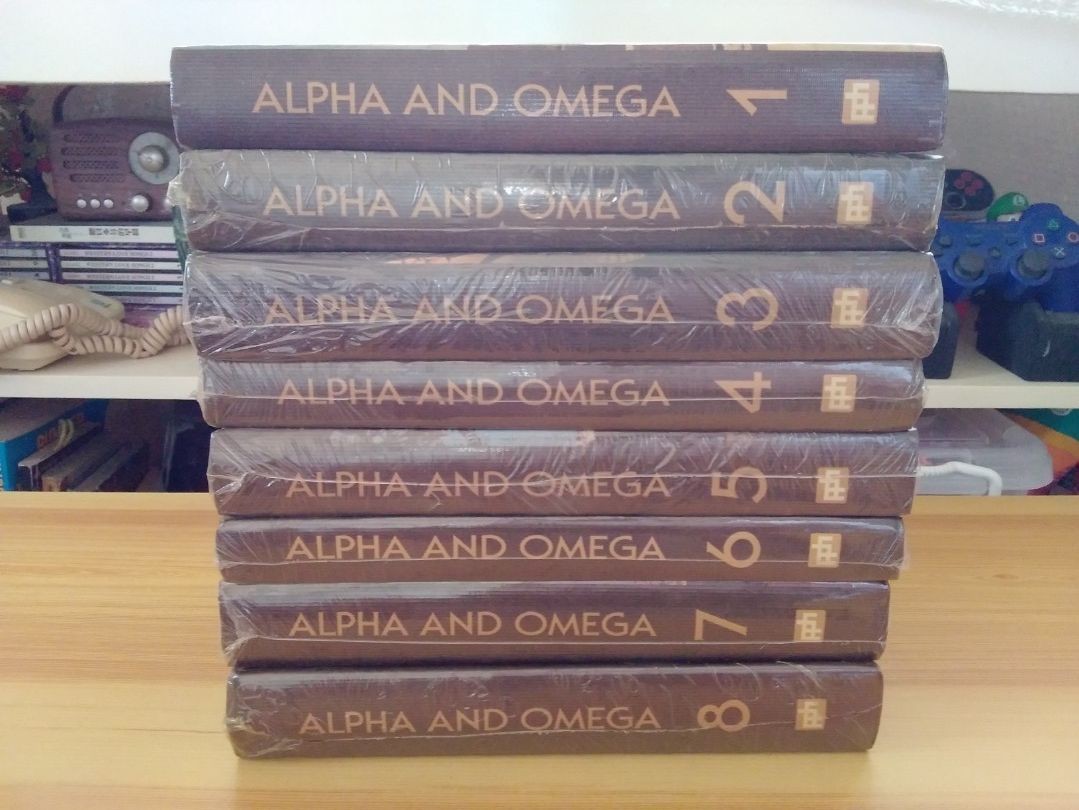 1993 ALPHA AND OMEGA Complete 8-Volume Bible Books Set Religious ...