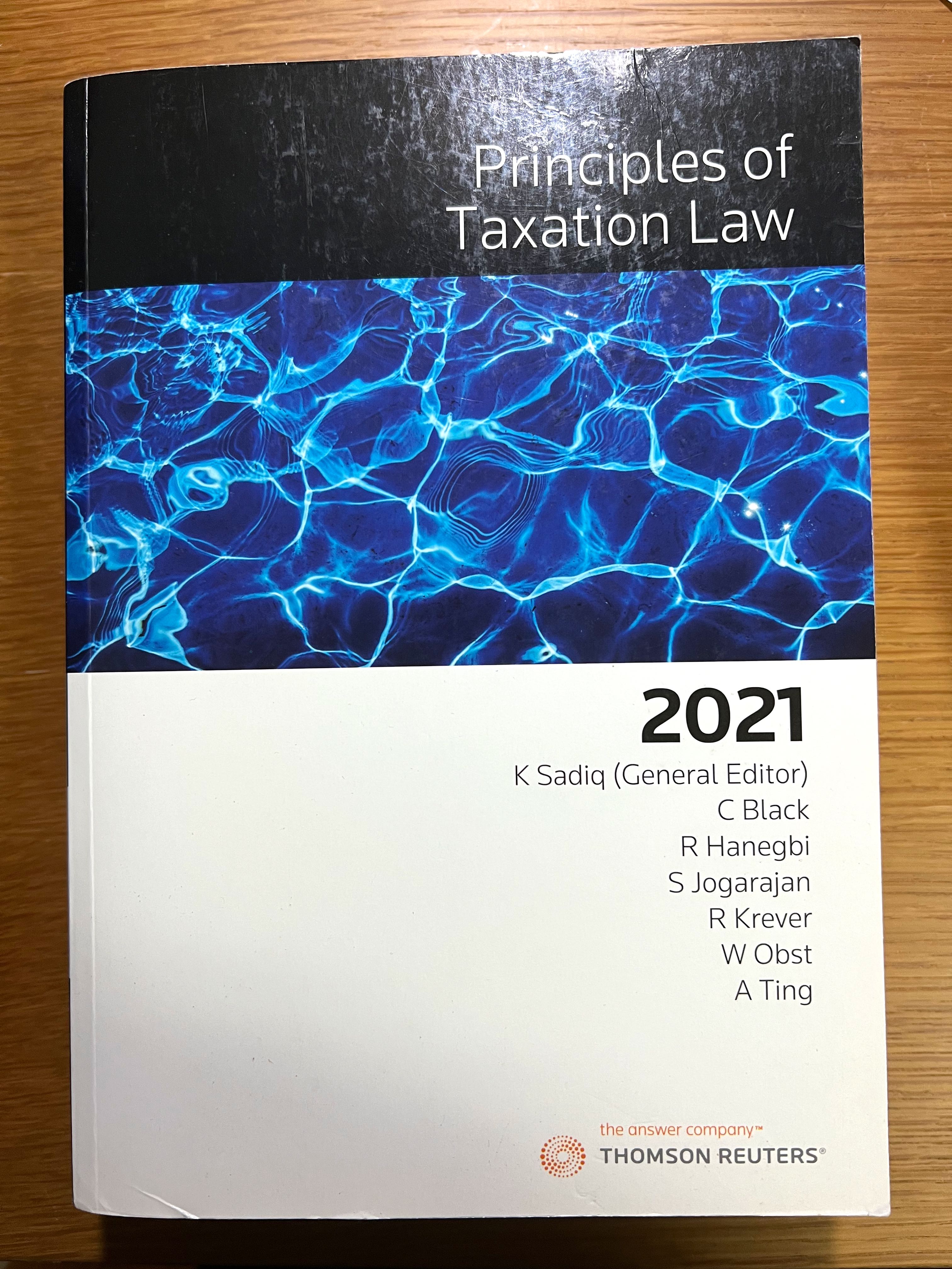 Principles of Taxation Law 2021 , Hobbies & Toys, Books & Magazines ...