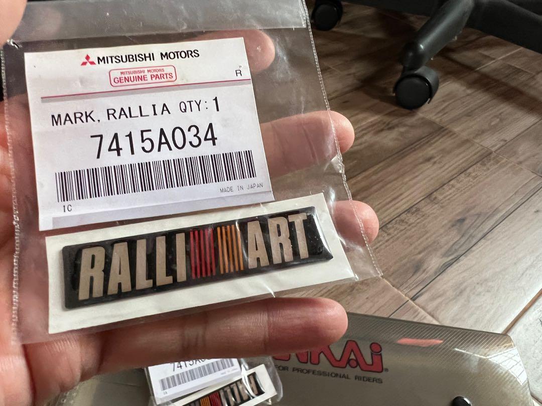 Ralliart mitsubishi emblem original, Auto Accessories on Carousell