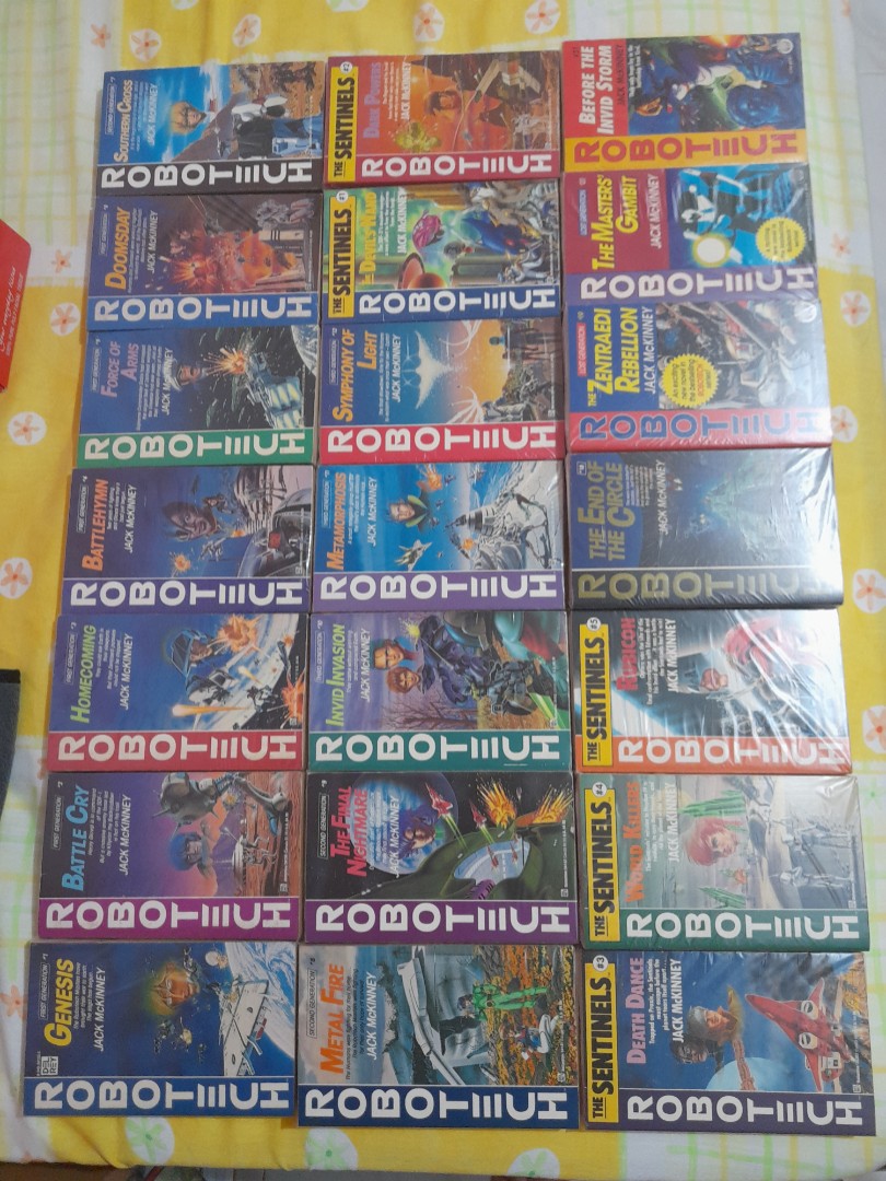Robotech novels (complete set of 21 books), Hobbies & Toys, Books ...