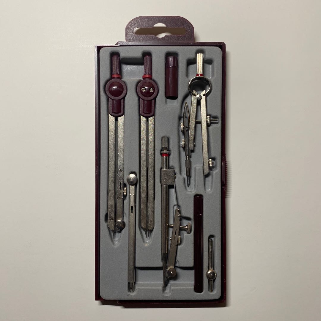Rotring Compass Set, Hobbies & Toys, Stationary & Craft, Craft Supplies ...