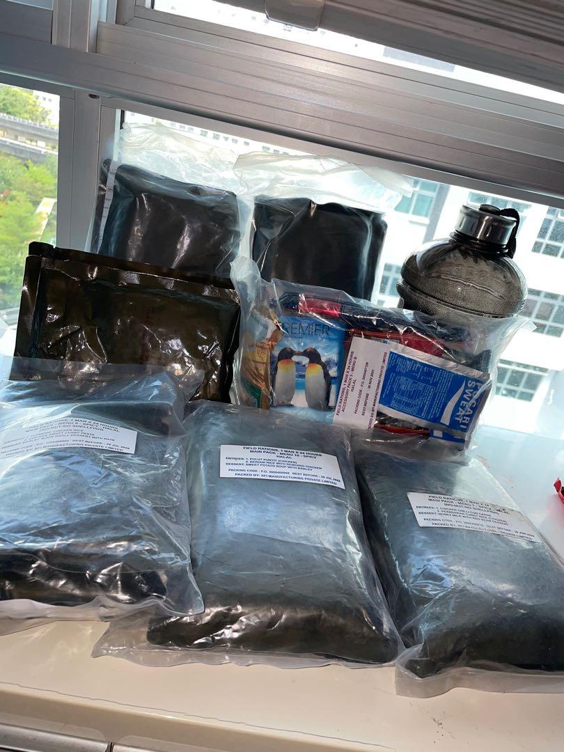 SAF COMBAT RATION (6x24hrs), Food & Drinks, Packaged & Instant Food on ...