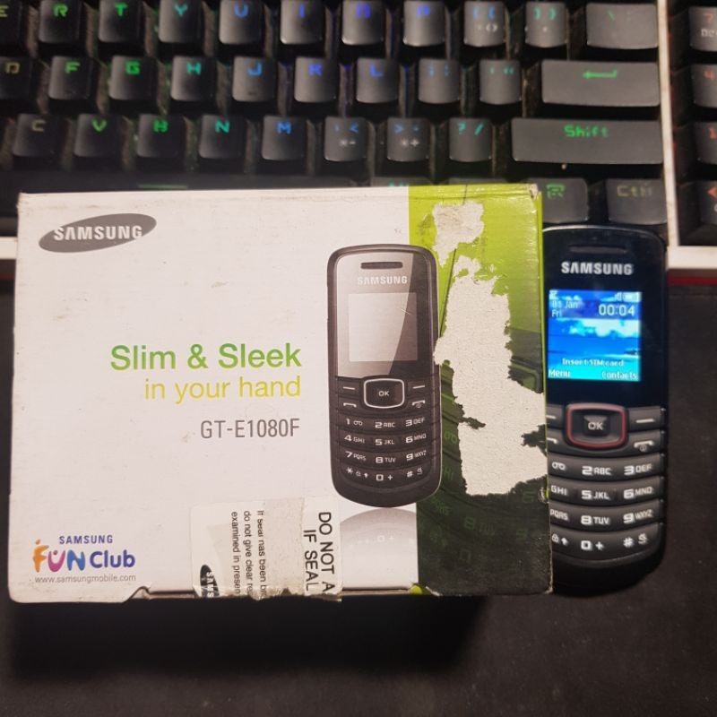 Samsung GT-E1080F Unit & Box Only *18113, Mobile Phones & Gadgets ...