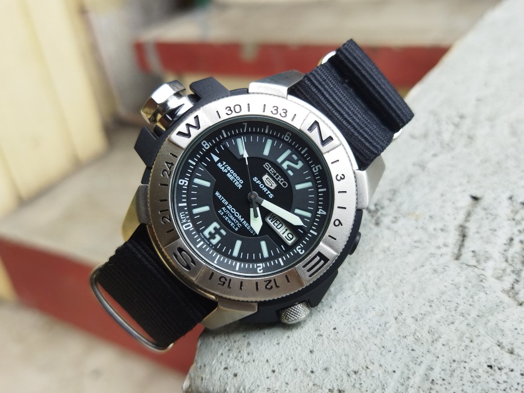 Seiko SKZ225 Map Meter, Men's Fashion, Watches & Accessories, Watches ...
