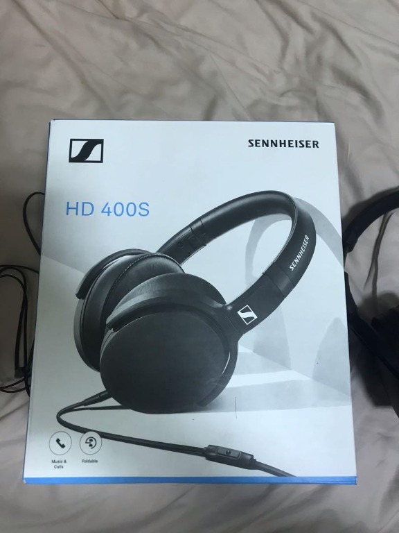 SENNHEISER OVER EAR HEADPHONES WITH MIC HD 400S, Audio, Headphones ...