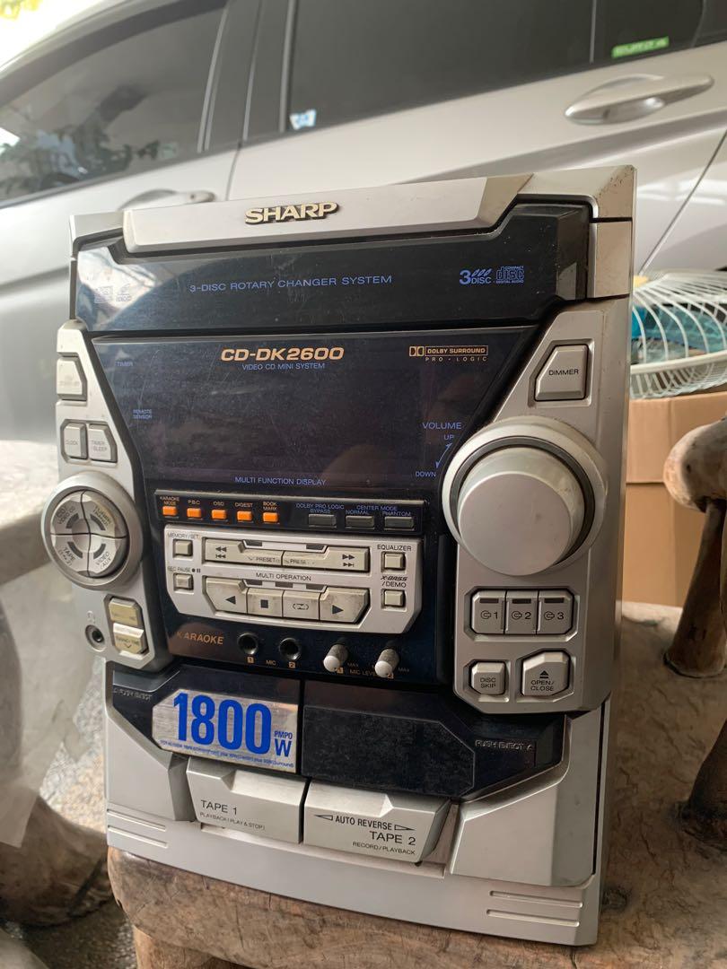 Sharp VCD Component, TV & Home Appliances, TV & Entertainment ...