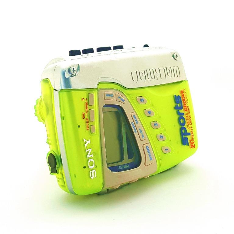 SONY WM-FS1 “Sports Walkman” Portable AM/FM Radio/Cassette Player In ...