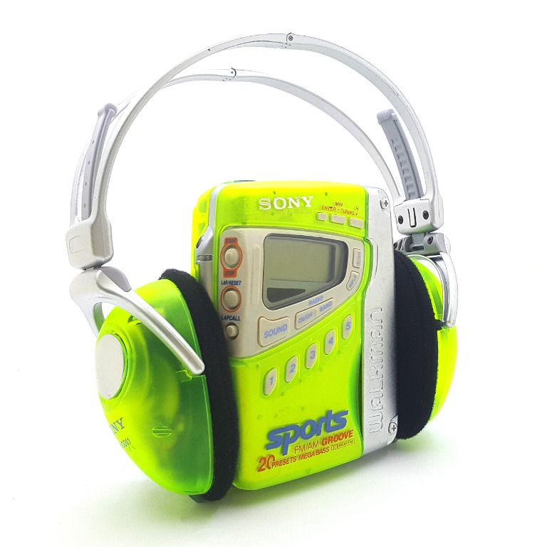 SONY WM-FS1 “Sports Walkman” Portable AM/FM Radio/Cassette Player In ...