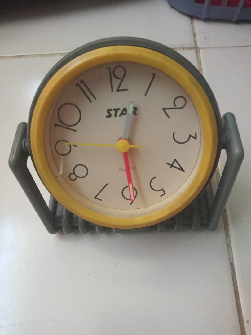 Star Alarm Clock, Hobbies & Toys, Memorabilia & Collectibles, Vintage ...
