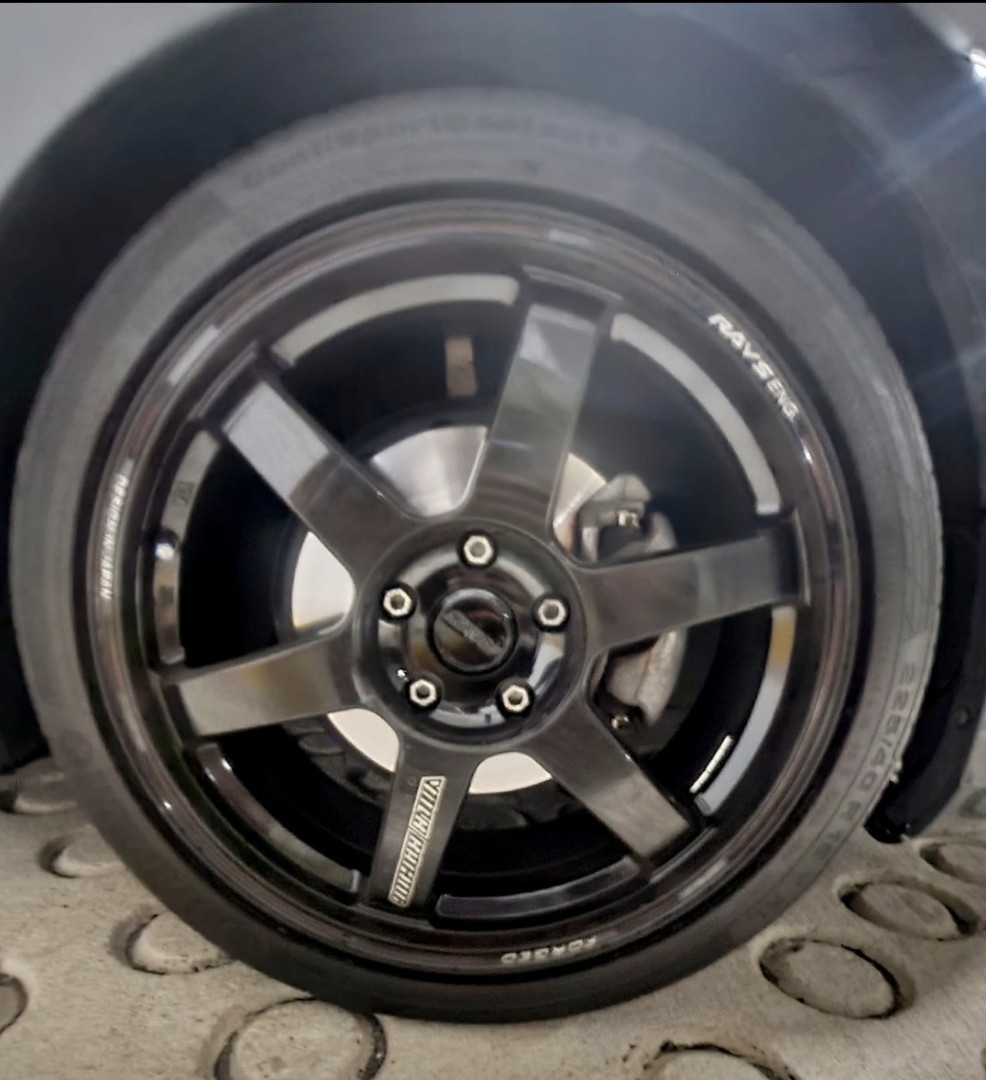 TE37 TIME ATTACK 18" (REP), Car Accessories, Tyres & Rims on Carousell