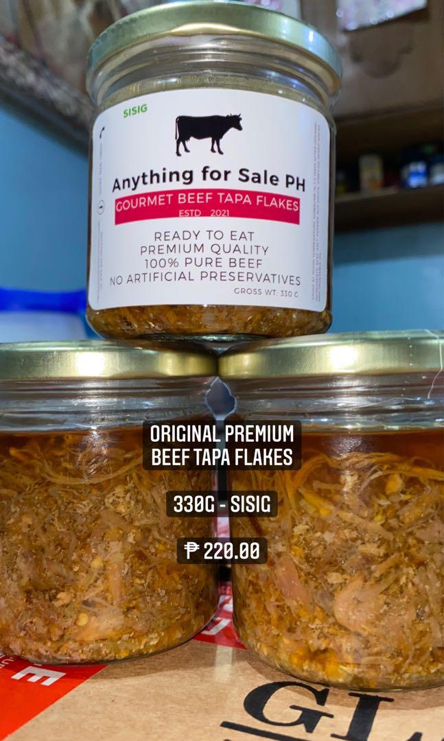 The ORIGINAL PREMIUM BEEF TAPA FLAKES, Food & Drinks, Packaged ...