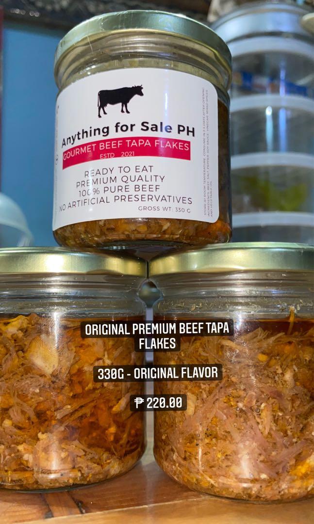 The ORIGINAL PREMIUM BEEF TAPA FLAKES, Food & Drinks, Packaged ...