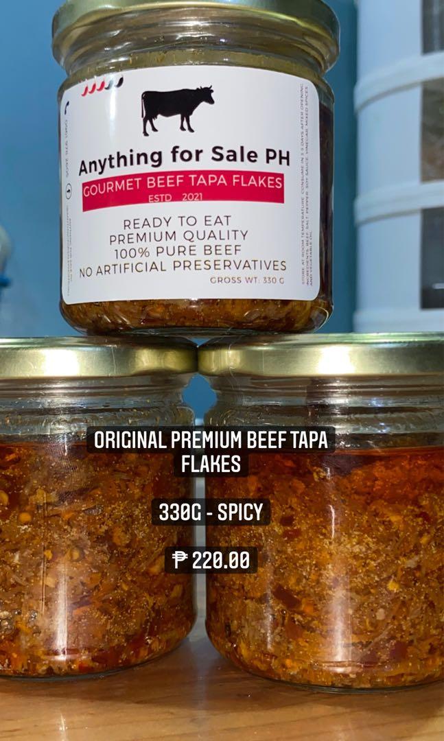 The ORIGINAL PREMIUM BEEF TAPA FLAKES, Food & Drinks, Packaged ...