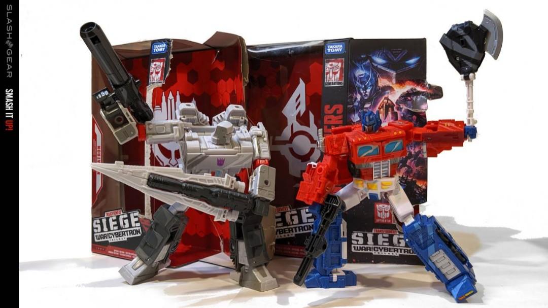 Transformers Netflix Bumblebee, Megatron, Sparkless Seeker and Siege ...