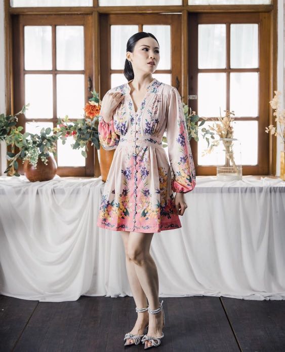 Tropicana Dress Claire by Cynthia Tan, Fesyen Wanita, Pakaian Wanita ...