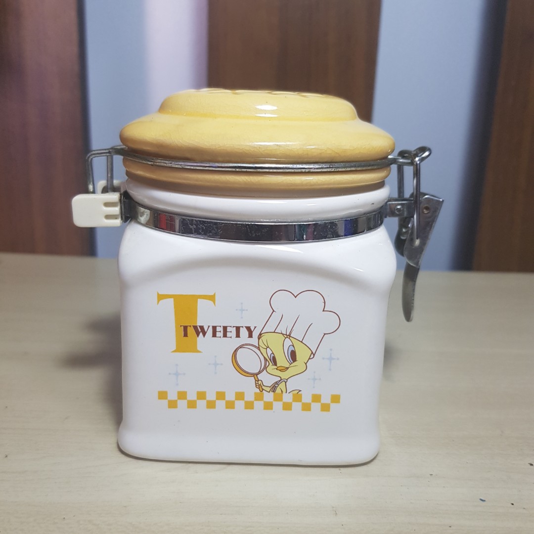 TWEETY BIRD Ceramic Jar / Canister, Furniture & Home Living ...