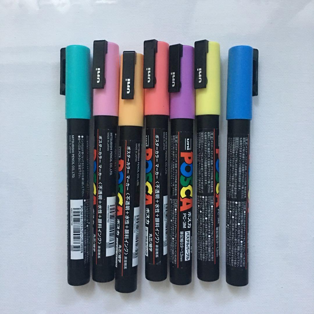 UNI Posca Pastel Set, Hobbies & Toys, Stationary & Craft, Craft ...
