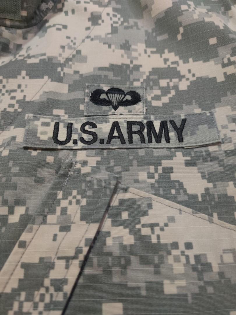 US Army ACU Coat/Uniform (with patches) Insects Repellent, Men's ...