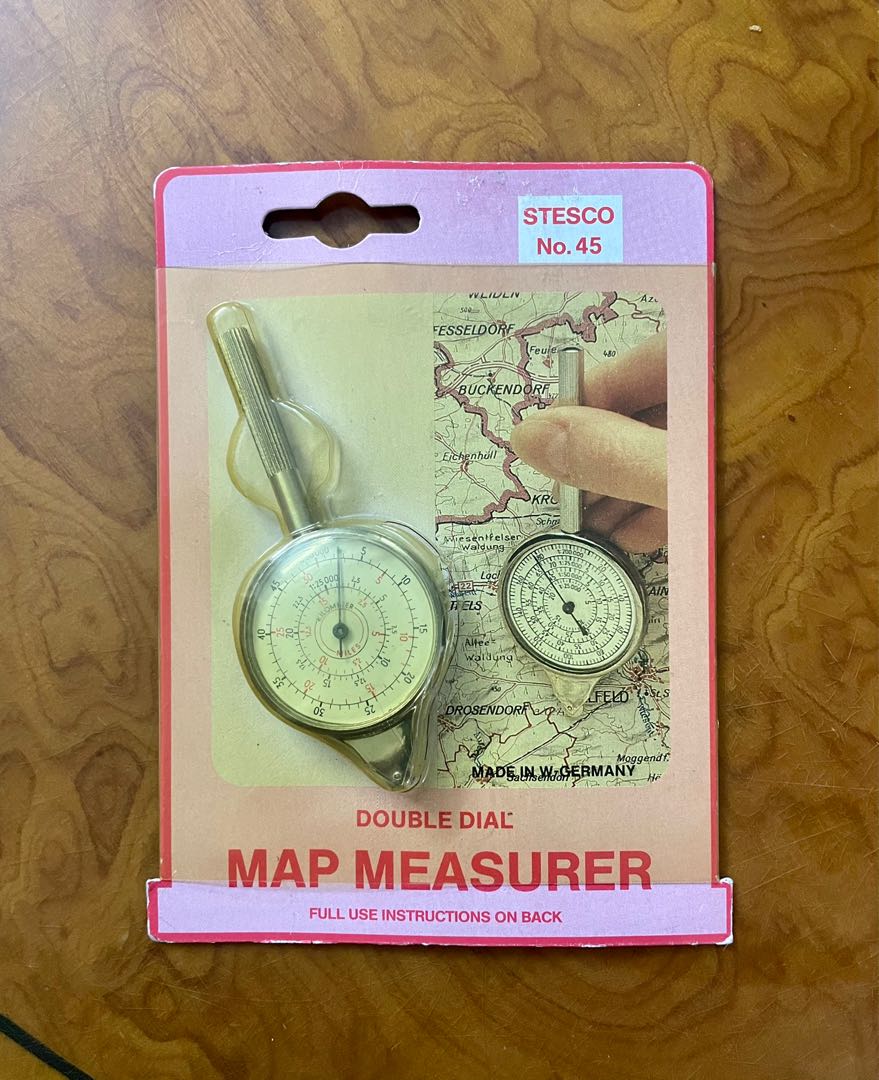 Vintage Double Dial Map Measurer Made is West Germany, Hobbies & Toys ...